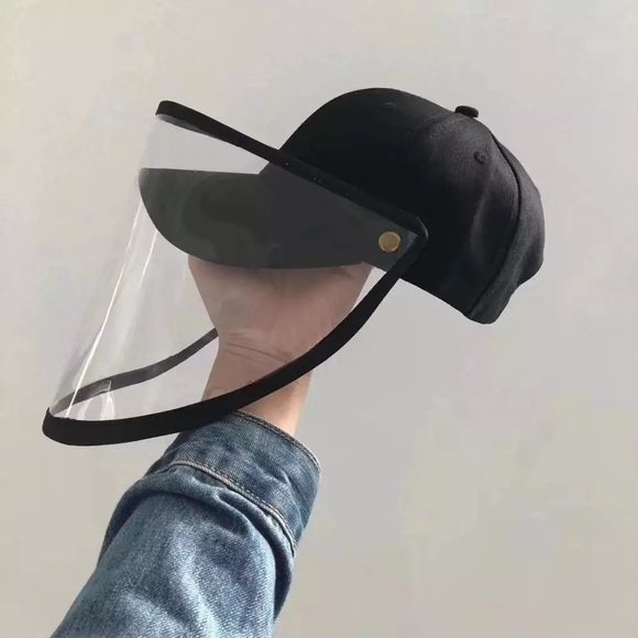 Accessories | Anti Spray Baseball Cap W Removable Face Shield | Poshmark